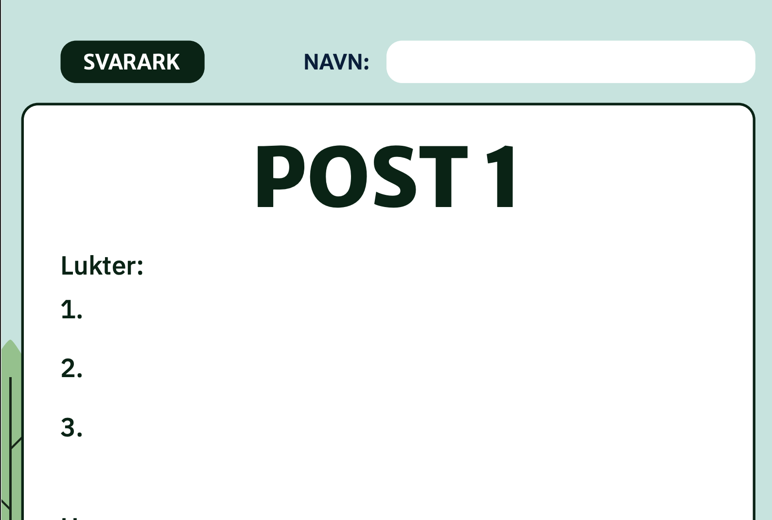 Natursti: Svarark | Skolerom.no